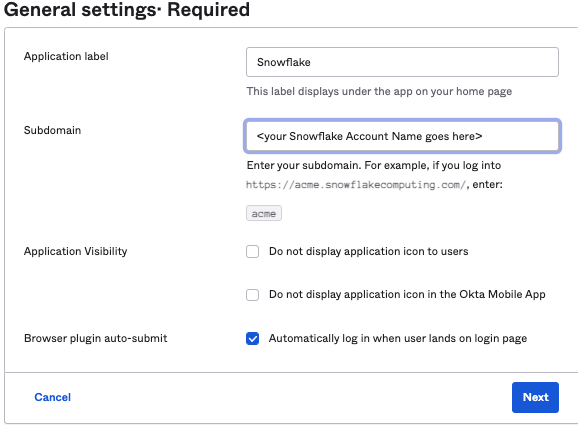 How To: Setup SSO Using Okta with Snowflake new URL format OR Privatelink